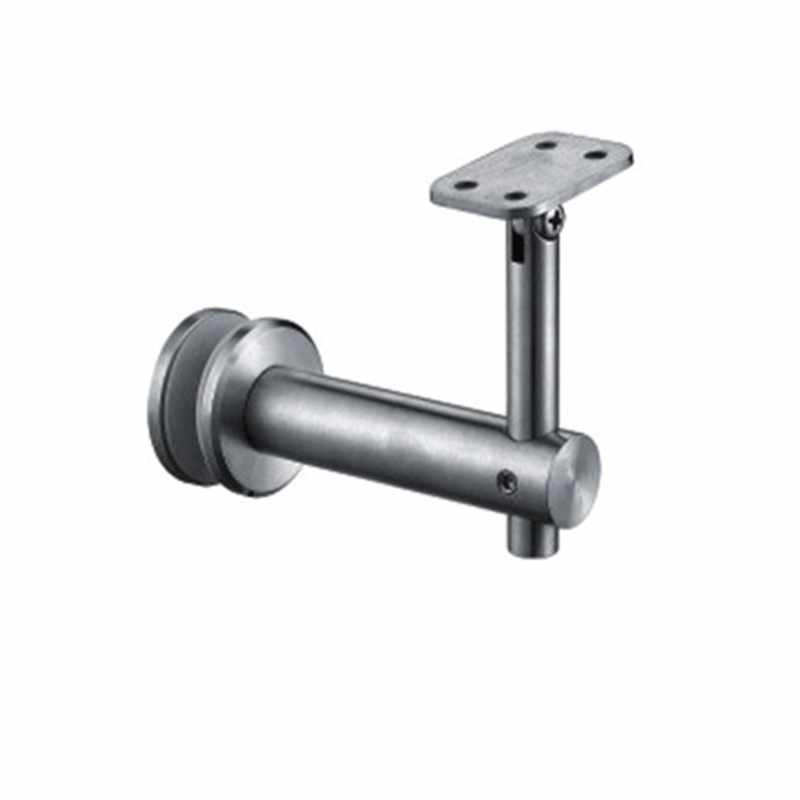 8013 - Glass Mounted Round Handrail Bracket - J.R.E. Hardware Inc.