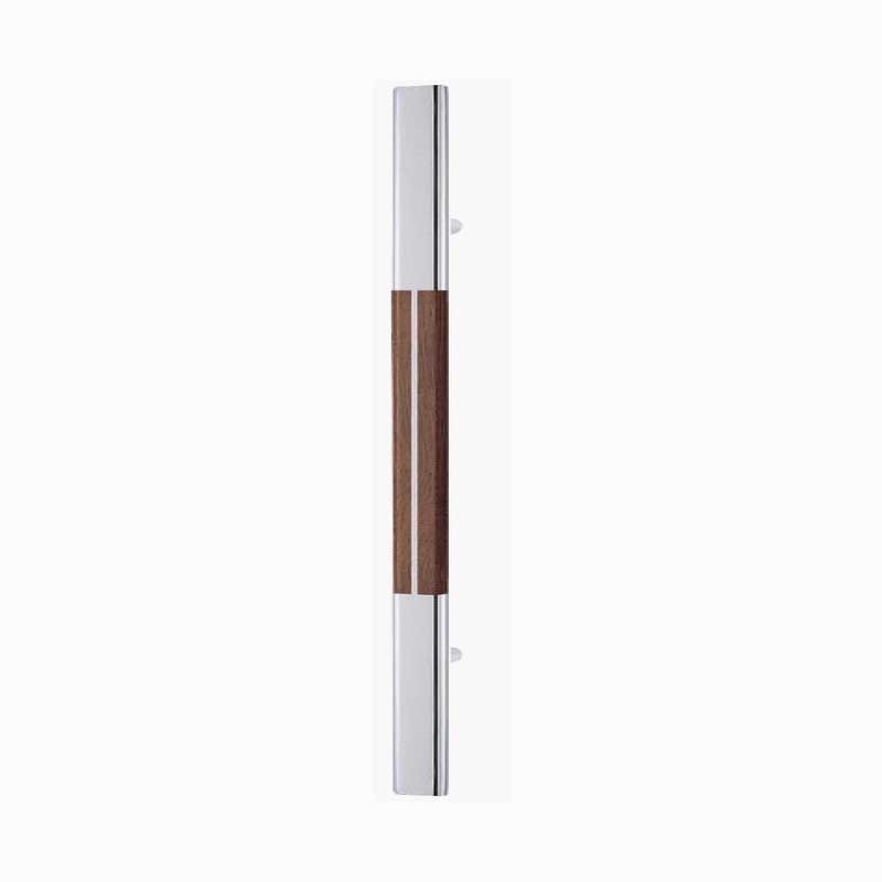 275A - Square Profile Ladder Pull with Walnut - J.R.E. Hardware Inc.